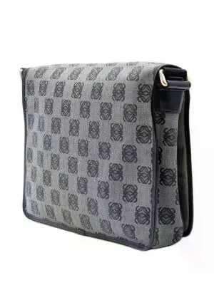 Loewe Anagram Coated Canvas Messenger Bag