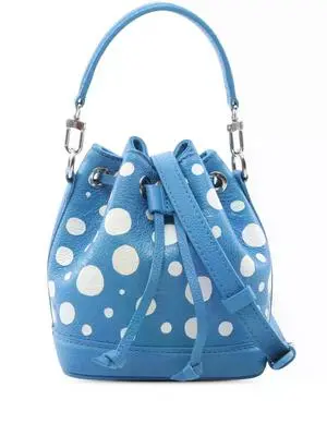 LOUIS VUITTON Yayoi Kusama Monogram Giant Empreinte Infinity Dots Nano Noe Bucket Bag