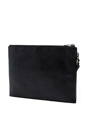 Saint Laurent Monogram Zip Pouch Clutch Bag
