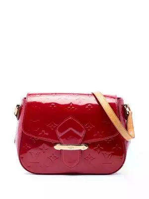 LOUIS VUITTON Monogram Vernis Bellflower Gm Crossbody Bag - Red
