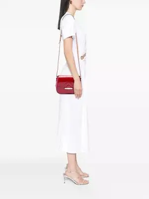 LOUIS VUITTON Monogram Vernis Bellflower Gm Crossbody Bag - Red