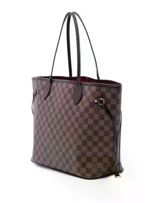 LOUIS VUITTON Damier Ebene Neverfull Mm Tote Bag