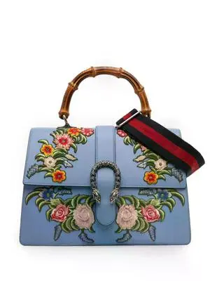 Gucci Dionysus Web Satchel - Blue