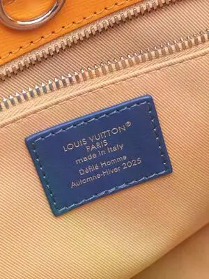 LOUIS VUITTON Calfskin Shopper Tote Satchel - Orange