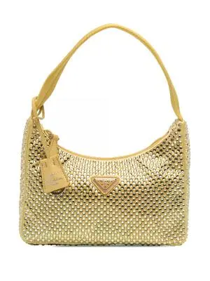 Prada Mini Satin Crystal Re Edition 2000 Shoulder Bag