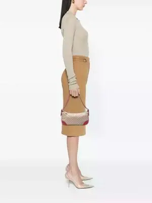 Celine Macadam Coated Canvas Shoulder Bag
