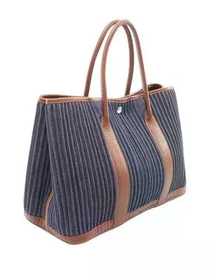 Hermès 2008 Denim And Negonda Garden Party 36 Tote Bag - Blue