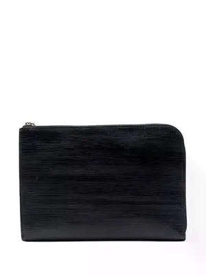 LOUIS VUITTON Epi Pochette Jour Pm Clutch Bag - Black