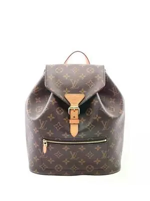 LOUIS VUITTON Monogram Montsouris Backpack - Brown