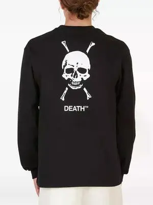 DEATH CIGARETTES Graphic Print Crewneck Sweatshirt