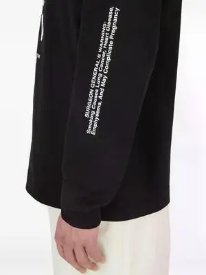 DEATH CIGARETTES Graphic Print Crewneck Sweatshirt