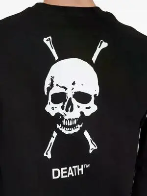 DEATH CIGARETTES Graphic Print Crewneck Sweatshirt