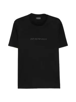 Emporio Armani Logo-print T-shirt - Black