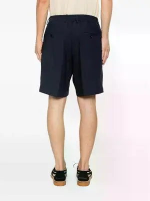 BE ABLE Pleated Elasticated-waist Shorts