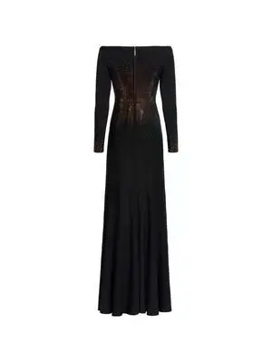 Elie Saab Embellished Maxi Dress