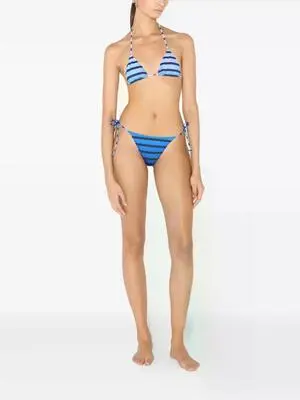 JEAN PAUL GAULTIER Marinière Print Bikini Bottom