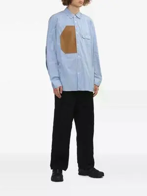 Junya Watanabe Striped Patch-detail Shirt