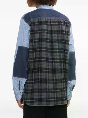 Junya Watanabe Striped Patch-detail Shirt