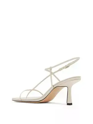 Studio Amelia Cross-front Leather Sandals