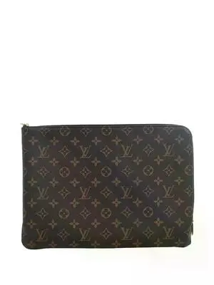 LOUIS VUITTON Monogram Etui Voyage Mm Clutch Bag - Brown