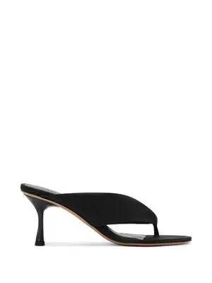 Studio Amelia Paloma Heeled Mules - Black