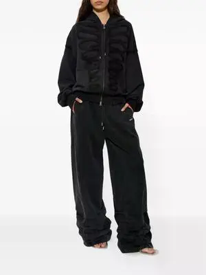 AVAVAV Tim Panelled Zip-up Hoodie - Black