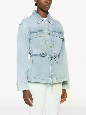 Gant Belted Button-up Denim Jacket