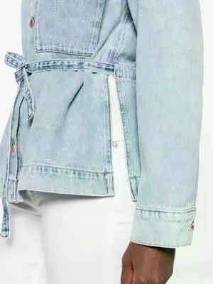 Gant Belted Button-up Denim Jacket