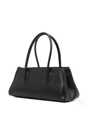 Amiri Logo Plaque Leather Tote Bag