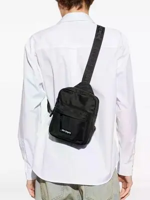 Palm Angels Logo Patch Messenger Bag