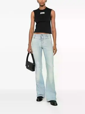 Amiri Logo Print Sleeveless Tank Top