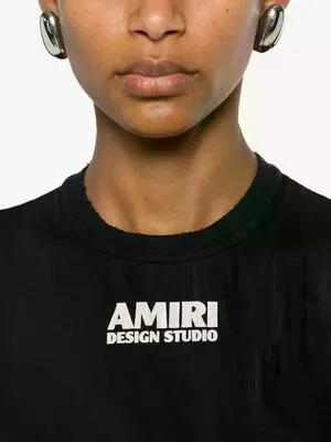 Amiri Logo Print Sleeveless Tank Top