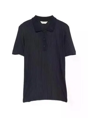 Gant Ribbed Knit Polo Shirt