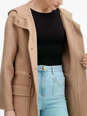 Luisa Spagnoli Vicinato Hooded Drawstring Coat