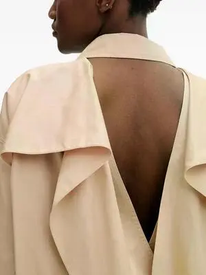 ISABELLE BLANCHE Open-back Elasticated-waist Jacket