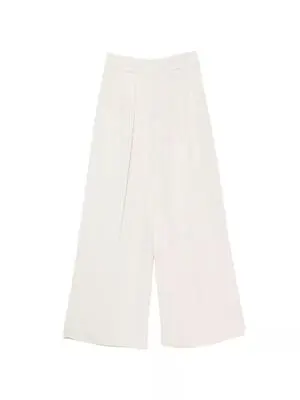 Marc O'polo Pleated Wide-leg Trousers - Neutrals