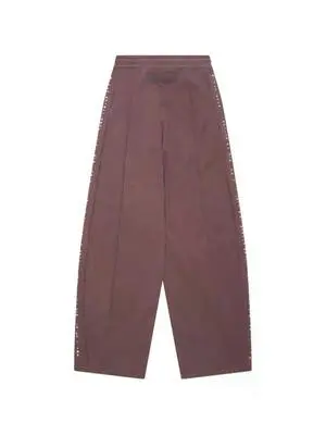 Eckhaus Latta Crystal-embellished Track Pants