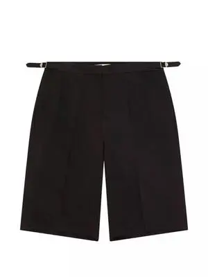 HERSKIND Joel Strap-detail Tailored Shorts - Black