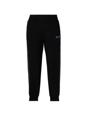 Guess Logo Detail Track Pants - Black