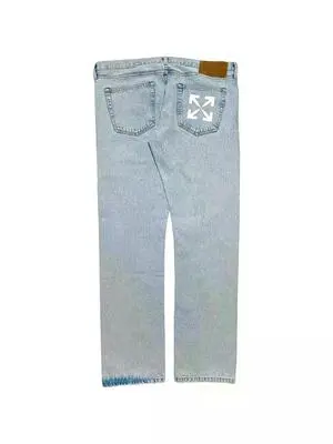 Off-White Arrow Pocket Slim-fit Jeans