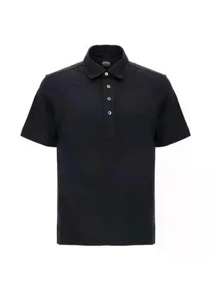 Zegna Button-fastening Polo Shirt - Blue
