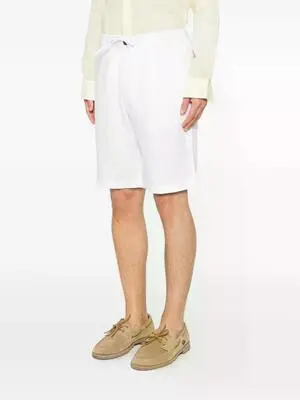 ALLEY DOCKS 963 Linen Drawstring-waist Shorts