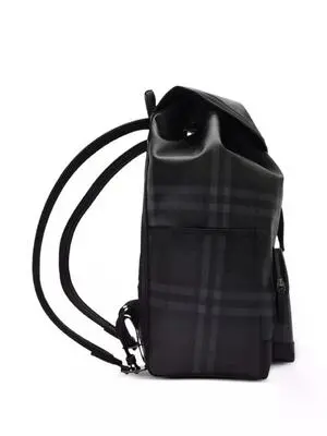 Burberry City Check Clip Backpack