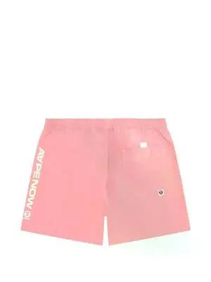 AAPE BY *A BATHING APE Logo Print Shorts