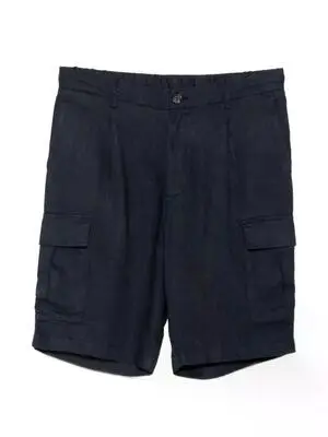 ALLEY DOCKS 963 Pleated Cargo Shorts - Blue