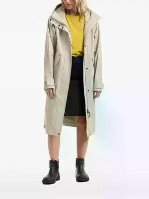 DIDRIKSONS Melinda Hooded Touch-strap Coat - Neutrals