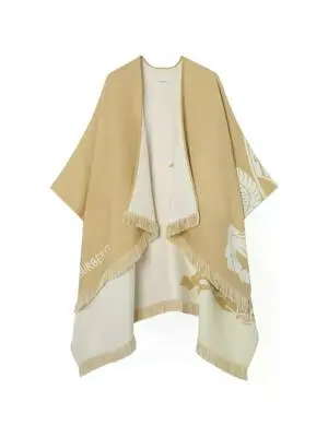 Burberry Knight Wool-silk-cashmere Cape