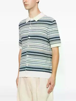 Nn07 Nolan 60019 Striped Knitted Shirt