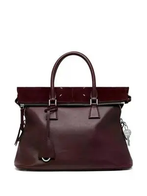 MAISON MARGIELA 5ac Soft Medium Leather Tote Bag