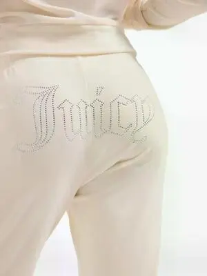 Juicy Couture Diamanté Velour Track Pants